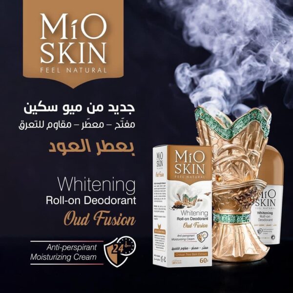 Mio skin roll on deodorant oud fusion ميو سكن مزيل تعرق مفتح بالعود ...