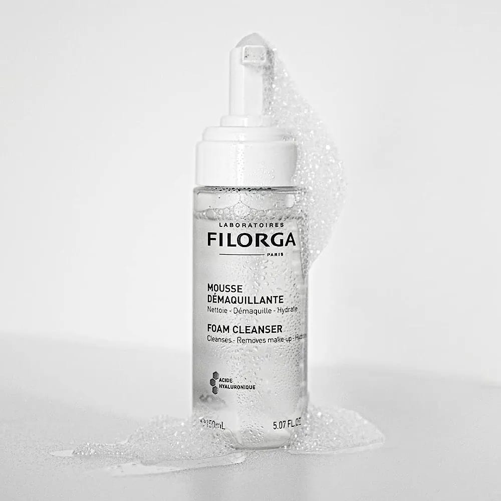 Filorga Foam Cleanser Face Wash and Makeup Remover, Daily Foaming ...