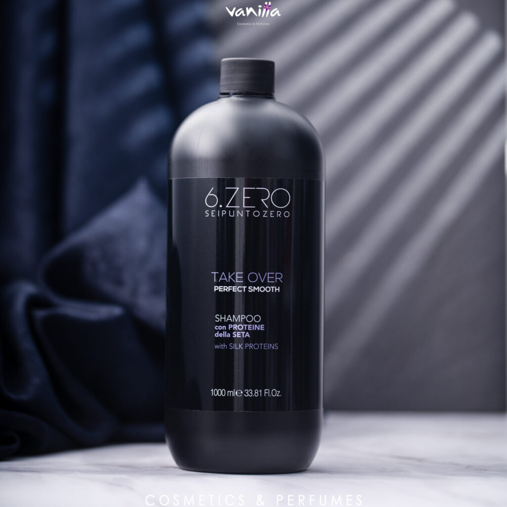 6Zero Take Over Perfect Smooth Shampoo,1000ml شامبو لتنعيم الشعر – Vanilla