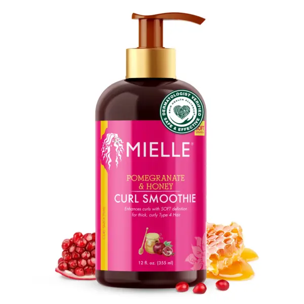 MIELLE Pomegranate & Honey Curl Smoothie 355ml سيروم مغذي للشعر من ميلي ...